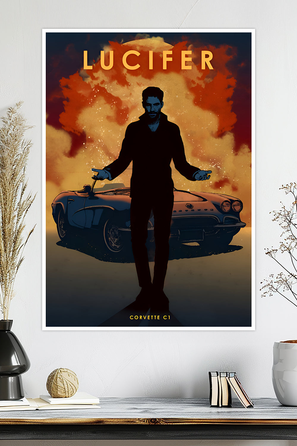 Lucifer Morningstar | Lucifer | TV-Series Poster – ThePosterPalette