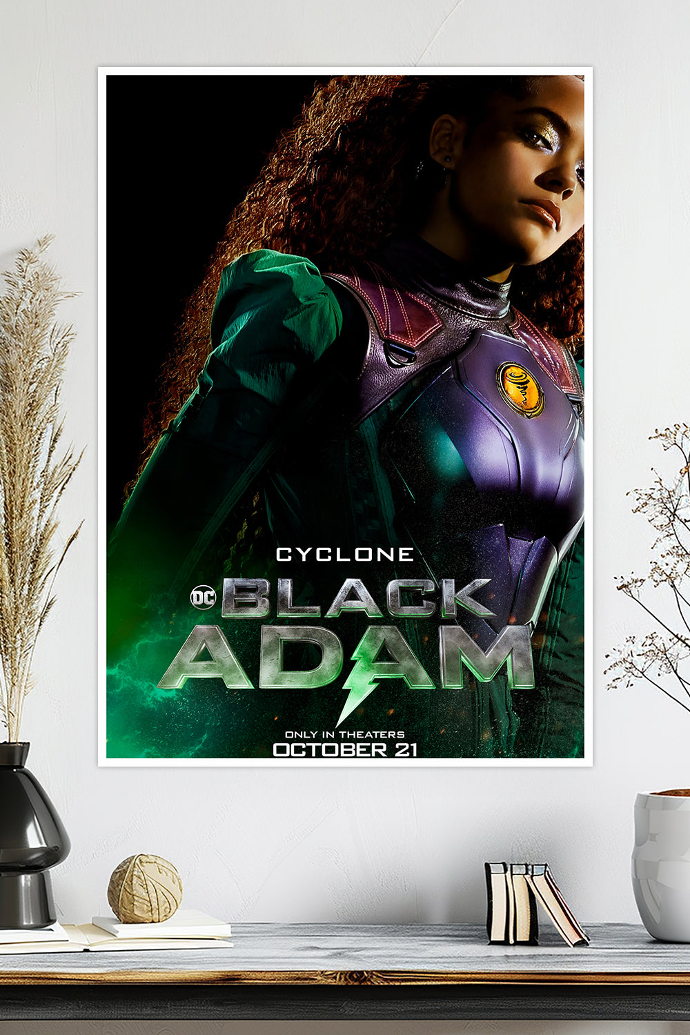 Cyclone | Black Adam | Quintessa Swindell | DC Poster – ThePosterPalette