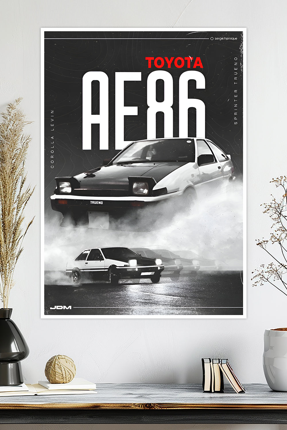 Toyota AE86 | Car Poster – ThePosterPalette