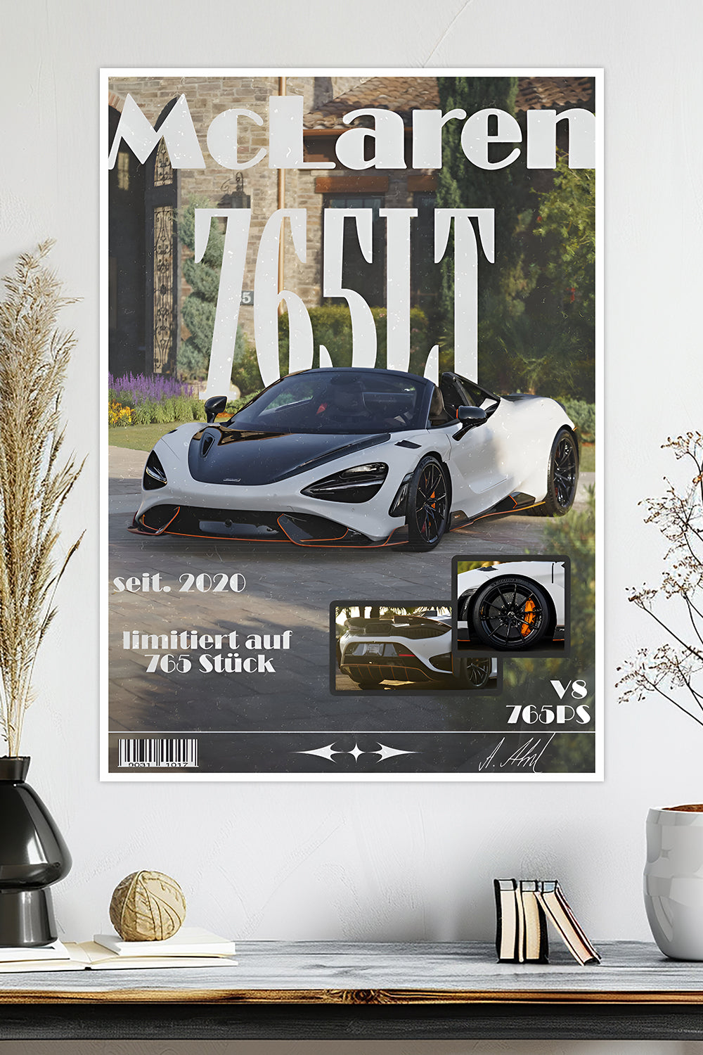 McLaren 765LT | Car Poster – ThePosterPalette